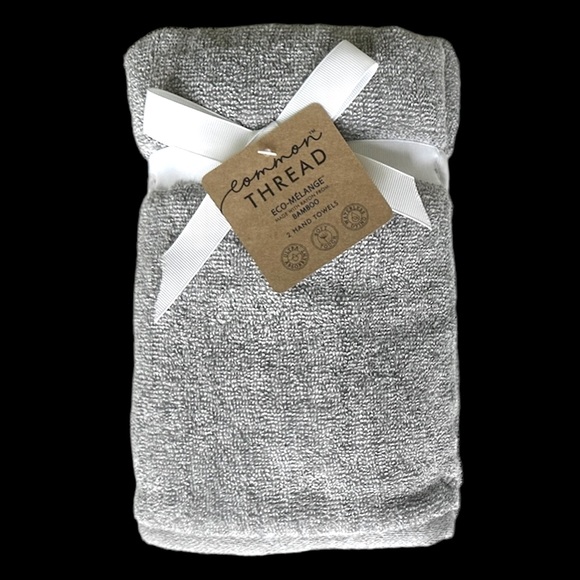 Common Thread | Bath | Common Thread 2 Pc Hand Towels Set Light Gray ...